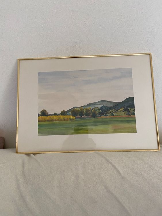 Gemälde von Hans Schaedler, Oberhofen am Thunersee (Gebraucht) in Trachslau für CHF 250 – nur ...