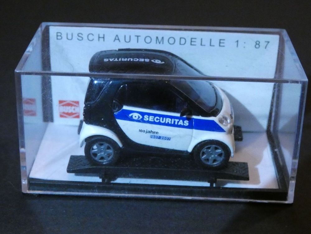 Busch 1:87 Smart Sondermodell Securitas | Kaufen auf Ricardo