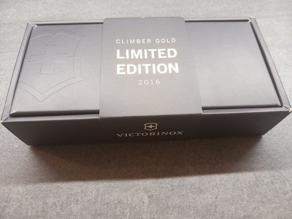 Victorinox Climber Gold Limited Edition 2016 neu TOP! | Kaufen auf Ricardo