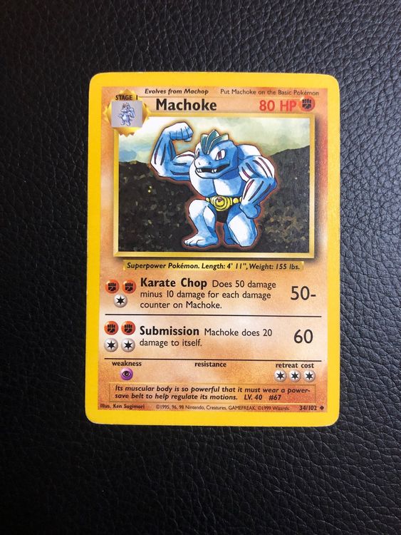 Base Set Machoke 34/102 Ab 1 (Gebraucht) in Paradiso für CHF 1 – mit ...