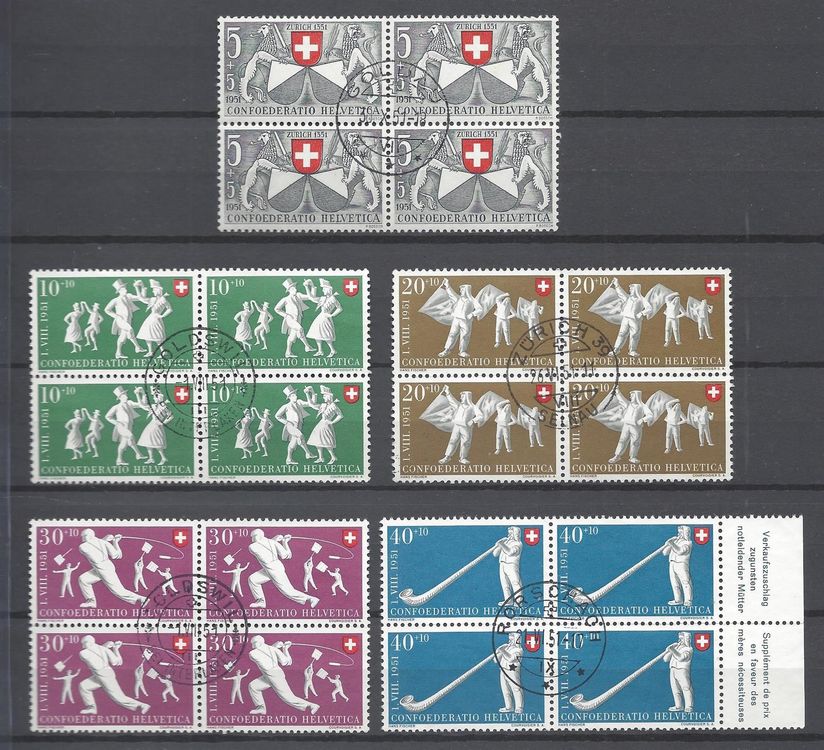 1951 : PP Serie im VB - KP 240.- (Gebraucht) in Gümligen für CHF 24 – mit Lieferung auf Ricardo ...