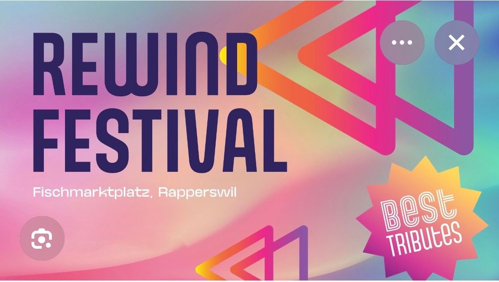 2 E-Tickets Rewind Festival 2026 - Rapperswil (Neu und originalverpackt ...