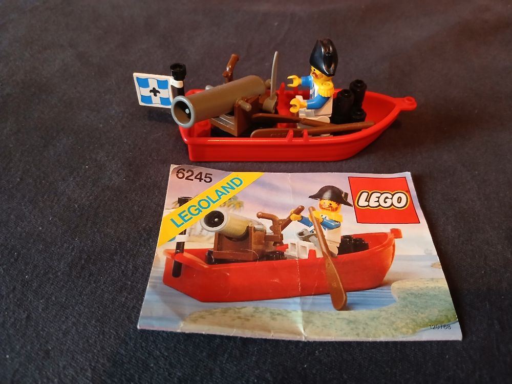 LEGO® 6245 Kanonenboot mit Anleitung & Figur Vintage | Kaufen auf Ricardo
