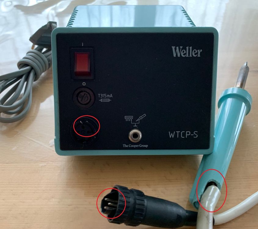 Defekte Lötstation Weller WTCP-S für Bastler / Ersatzteile | Kaufen auf ...