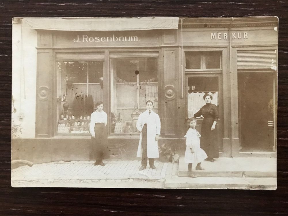 KREUZLINGEN Echtfotokarte, Coiffeur - Geschäft Rosenbaum (Gebraucht) in ...