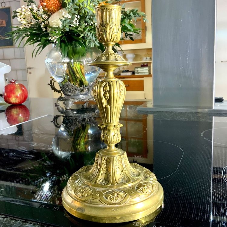 JUGENDSTIL KERZENLEUCHTER BRONZE FRANCE (Gebraucht) in Biglen für CHF 36 – mit Lieferung auf ...