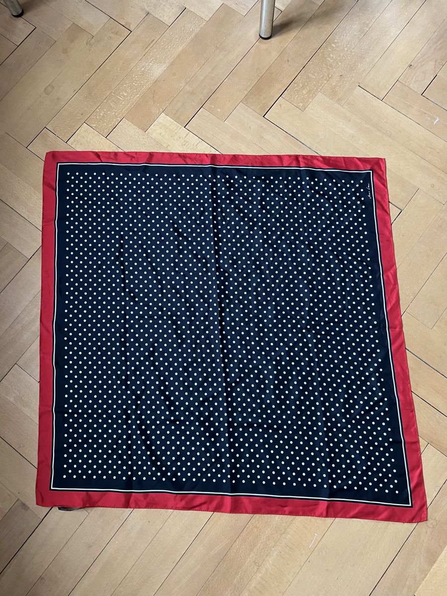 Last Call Seiden Foulard Marc Cain, mit weissen Punkten (Gebraucht) in ...