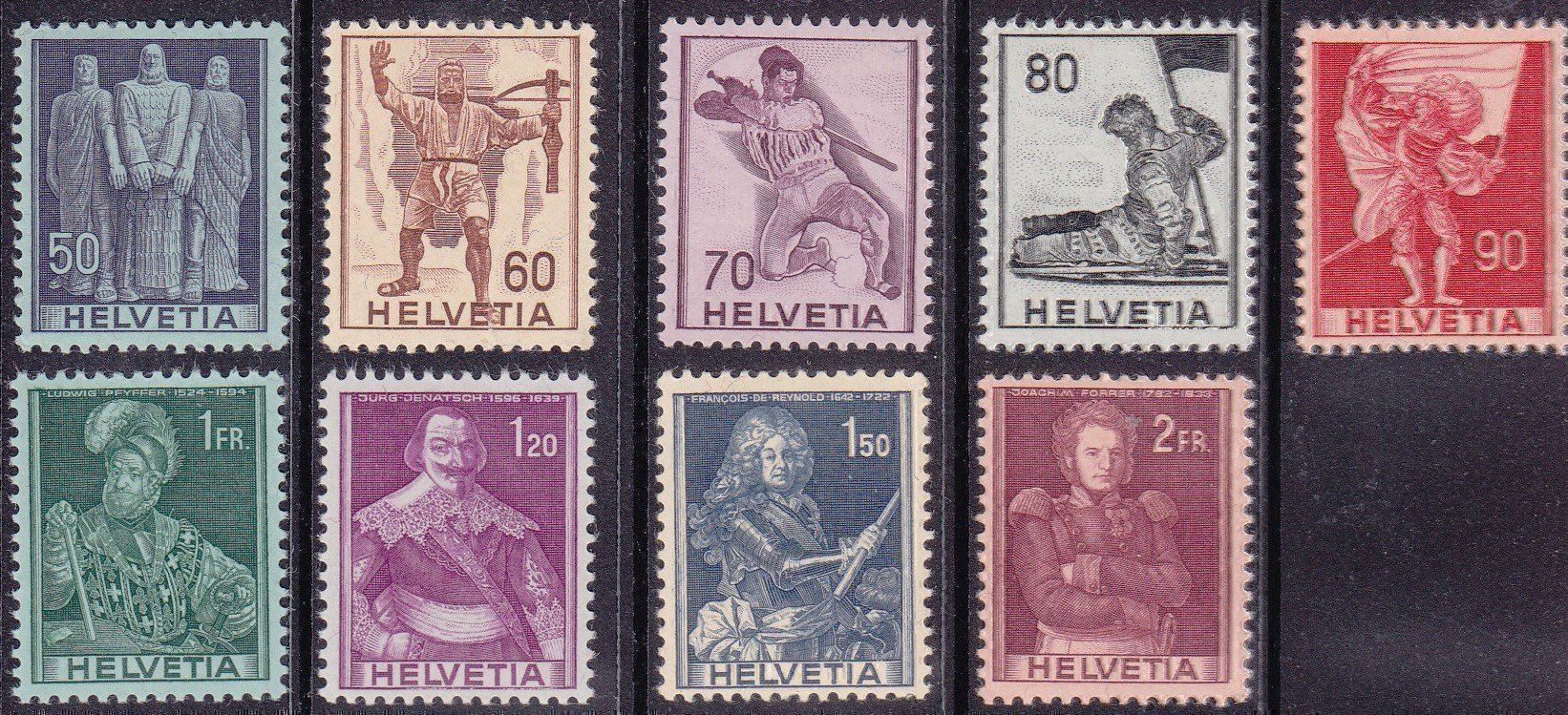 1941 Kompletter Satz Historische Bilder ** Postfrisch ** (Neu (gemäss ...