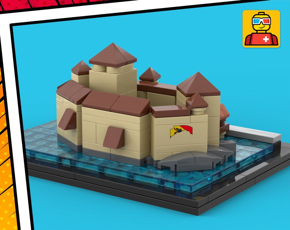 LEGO Château de Chillon - Schloss Chillon - Suisse - Schweiz (Neu und ...