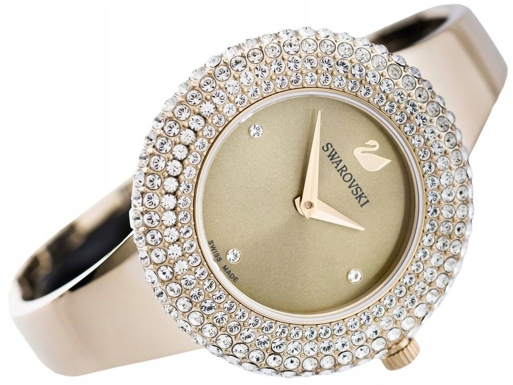 SWAROVSKI Uhr, "Crystal Rose", Light-Gold, SWISS, #5484045 | Kaufen auf ...