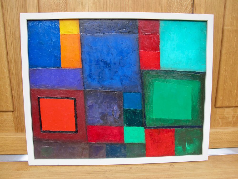 Fritz Pfister Oel auf Leinen fixiert auf Malpappe (Gebraucht) in ...