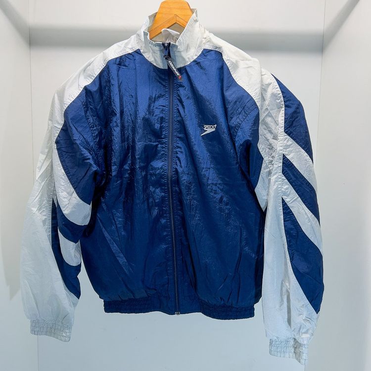 Rare vintage - jacket/jacke/veste Speedo - XS - blue/white | Kaufen auf ...