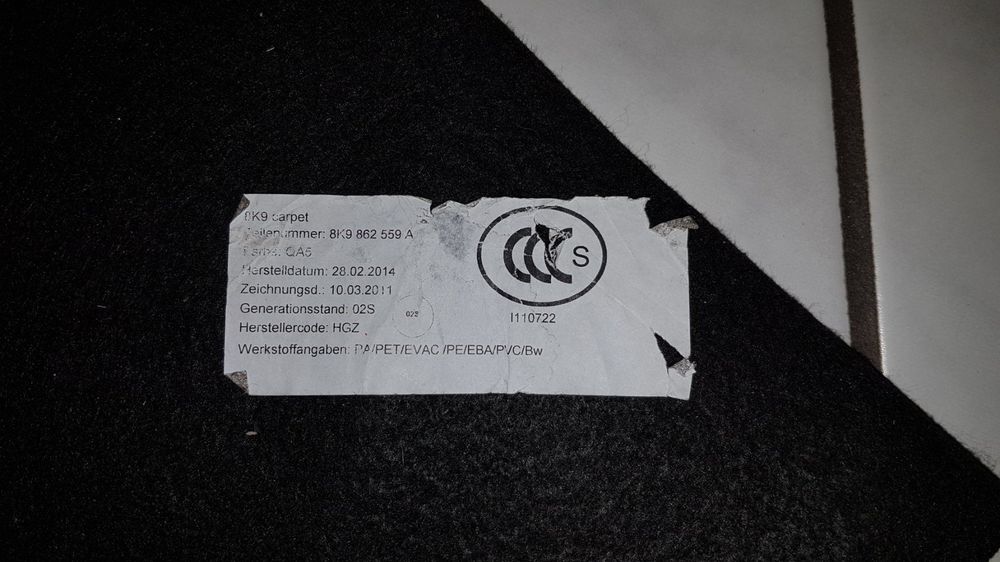 Audi Wendematte für Kofferraum (Gebraucht) in Matzingen für CHF 30 – nur Abholung auf Ricardo kaufen