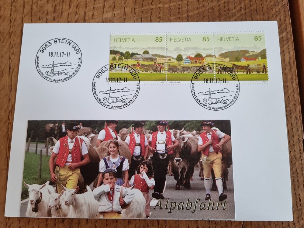 2017 Karte Alpfahrt (Gebraucht) in Arni AG für CHF 6 – mit Lieferung auf Ricardo kaufen