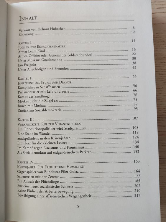 Walther Bringolf - Eine Biografie (1995) (Gebraucht) in Schaffhausen ...