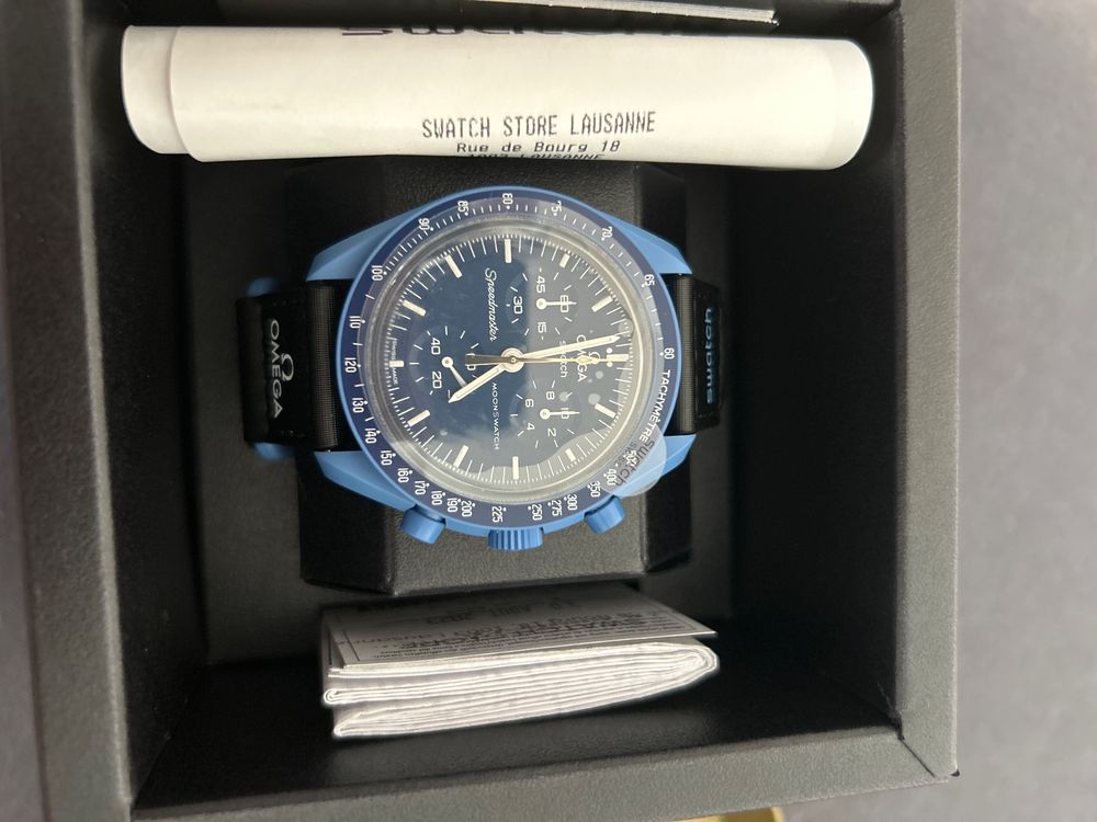 Swatch x omega mission to Neptune gold | Kaufen auf Ricardo