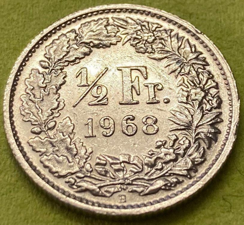 1/2 Franken 1968 | Schweiz | sehr schön | Kaufen auf Ricardo
