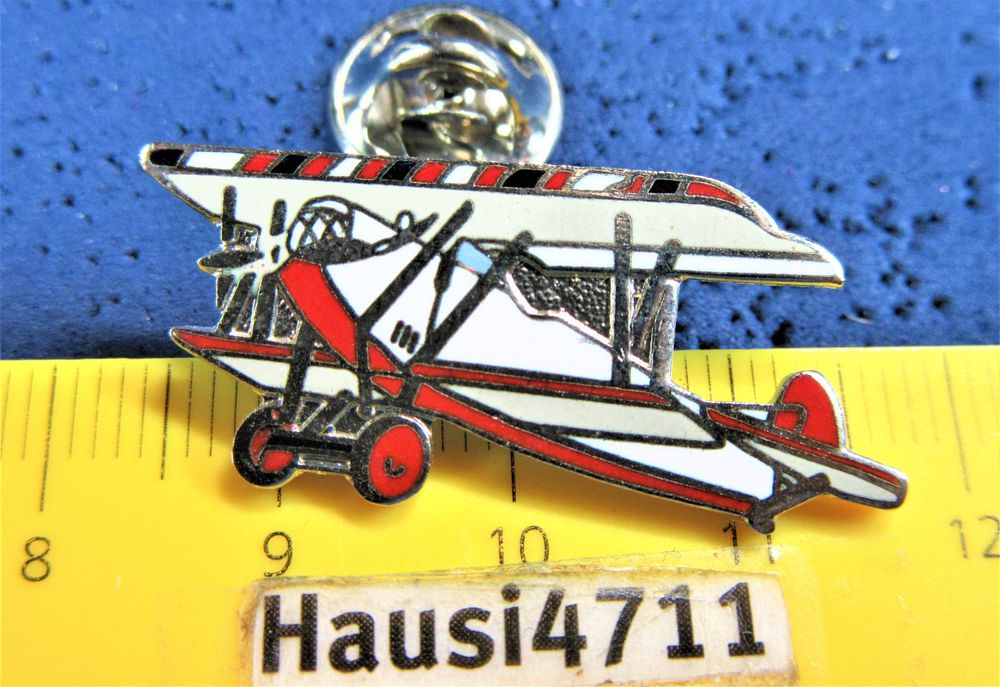 DOPPELDECKER FLUGZEUG OLDTIMER ENAMEL TOP-QUALITÄT PIN | Kaufen auf Ricardo