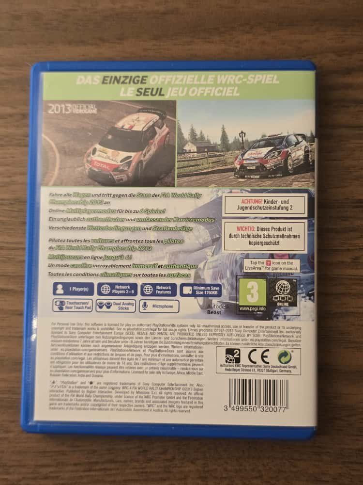 WRC 4 (World Rally Championship) für PS Vita (Gebraucht) in Emmen für ...