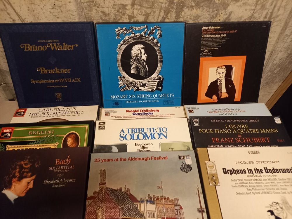 Vinyles, lot de box musique classique, 12 pièces (D'occasion) à pour ...
