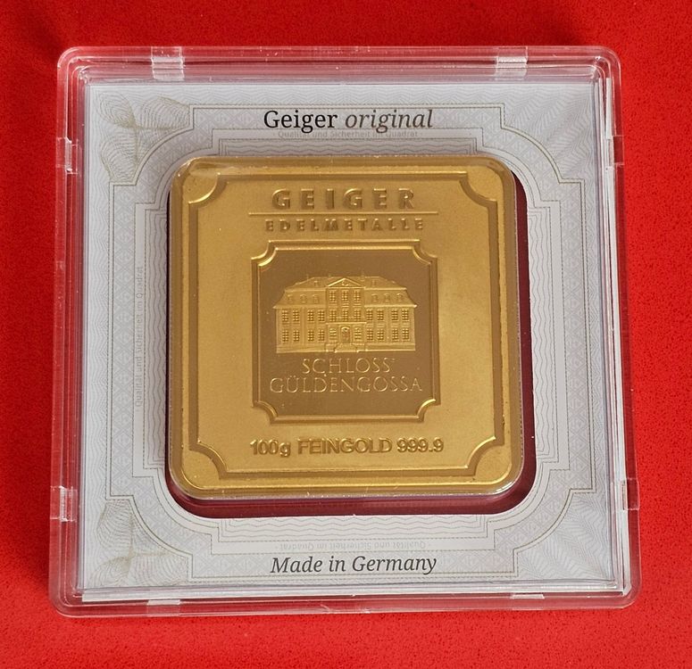 100 gr. Goldbarren Geiger | Kaufen auf Ricardo