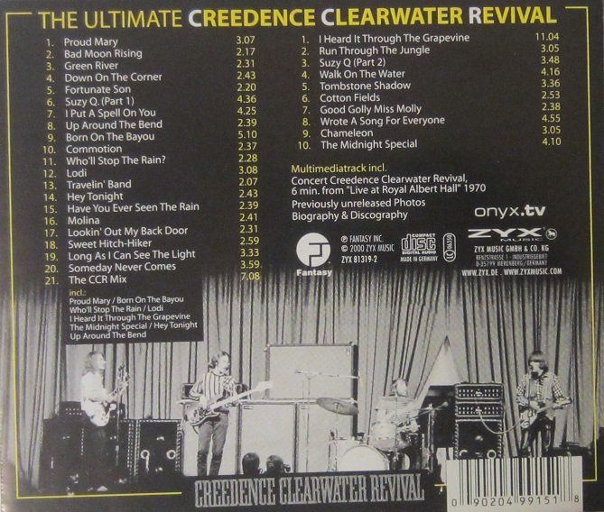 CCR - The ultimate Creedence Clearwater Revival (Gebraucht) in Grüningen für CHF 5.5 – mit ...