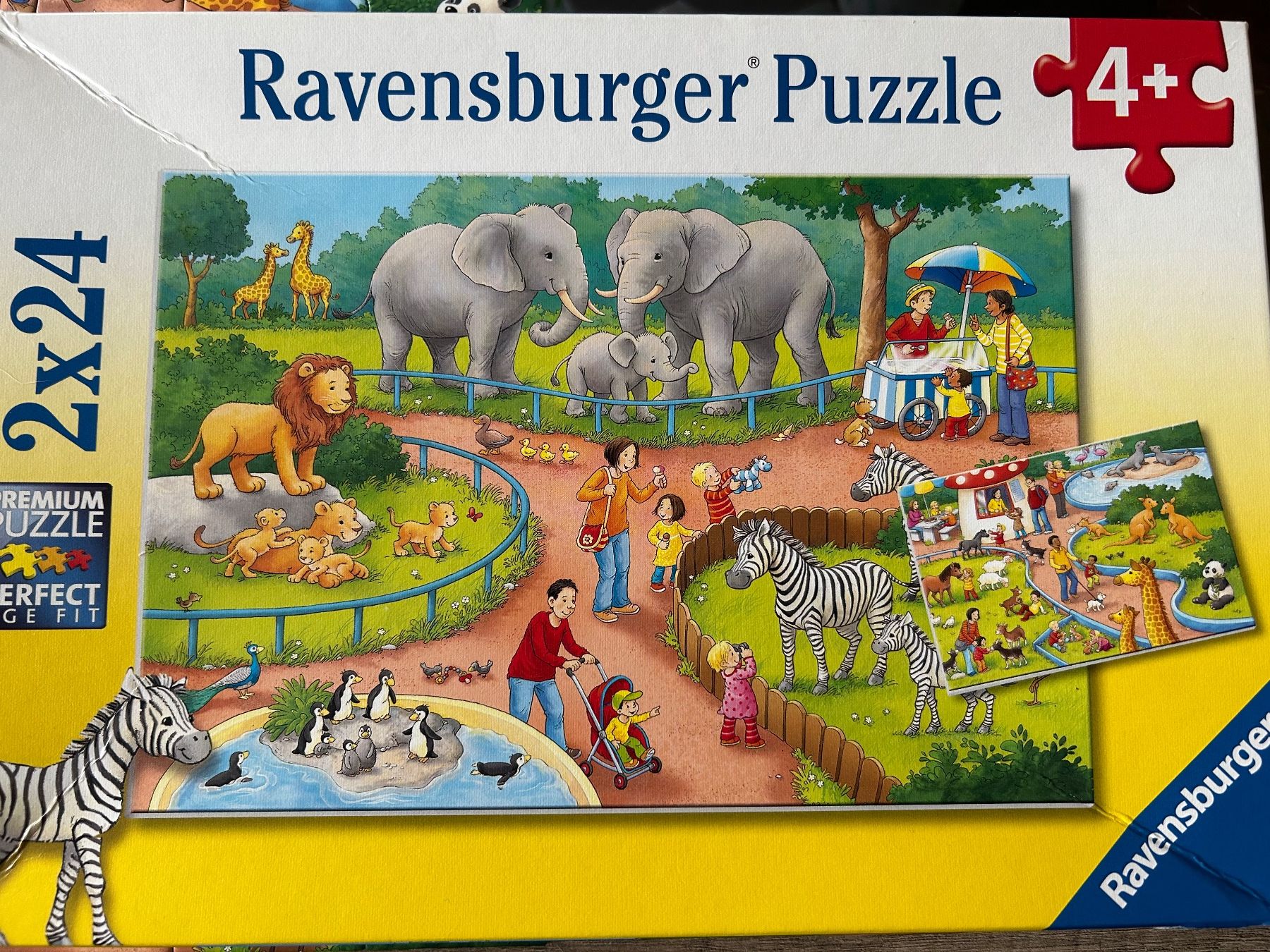 Zwei Puzzles Im Zoo mit je 24 Teilen (Gebraucht) in Kloten für CHF 1 ...