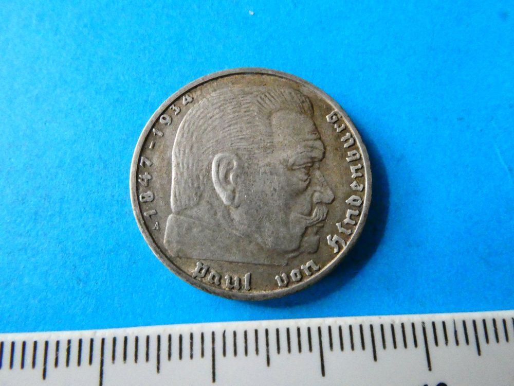 Dt. Reich 1937 A, 2 Reichsmark - Silber (Gebraucht) in Hinterforst für CHF 8 – mit Lieferung auf ...