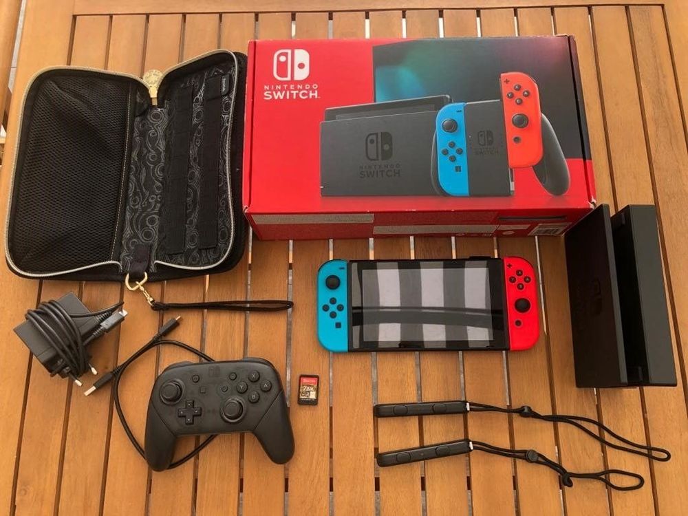 Zelda BOTW Nintendo Switch Set (Neu (gemäss Beschreibung)) in Wilen b ...
