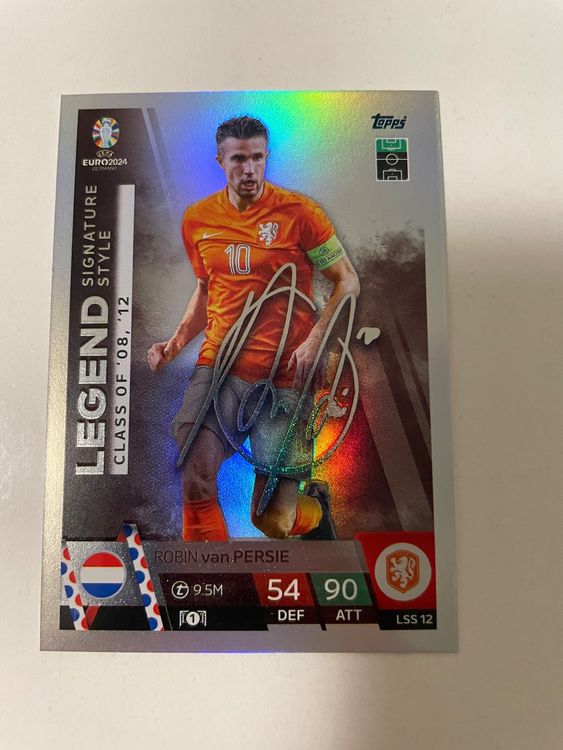 Topps Match Attax Euro 2024 - Legend LSS 12 Van Persie (Gebraucht) in ...