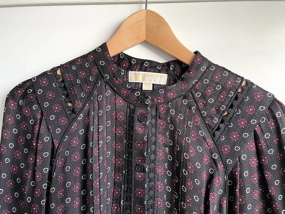 Splendide robe 3/4 Michael Kors noire et bordeaux (Neuf (Voir ...
