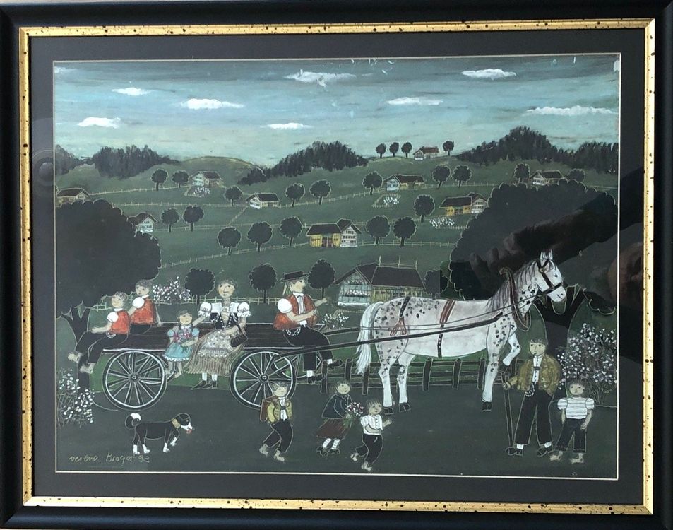 Verena Broger-Fässler *1943 CH - Der Sonntagsausflug - 1993 (Gebraucht) in Appenzell für CHF 790 ...