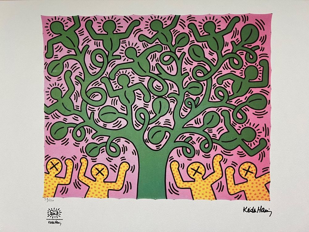 Keith Haring « Tree of Life » 37/150 (Neu (gemäss Beschreibung)) in ...