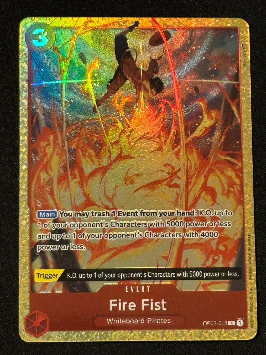 Fire Fist OP03-018 V.2 – One Piece TCG – NM (Gebraucht) in ...