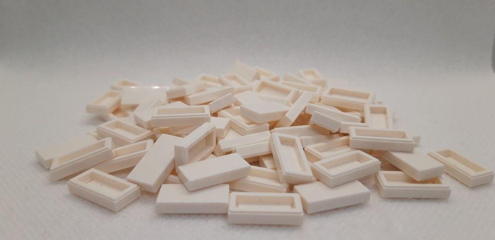 Lego 100 Stk. Flat Tile 1x2 weiss (Neu (gemäss Beschreibung)) in Inwil ...