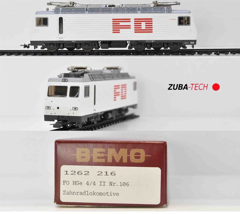 Bemo 1262216 E-Lok HGe 4/4 II FO H0m OVP | Kaufen auf Ricardo