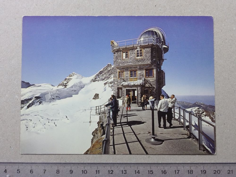 Jungfraujoch, belebt, Meteorologische Station, Sphinx (Gebraucht) in Lenzburg für CHF 3 – mit ...