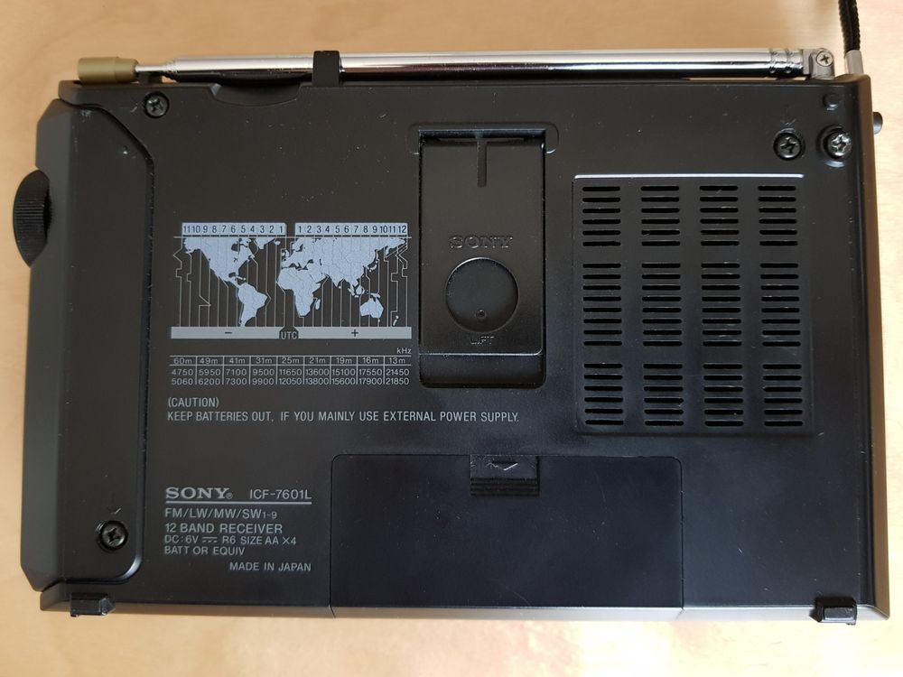 SONY SW Dual Conversion FM/AM Multi Band Receiver ICF-7601L (D'occasion ...