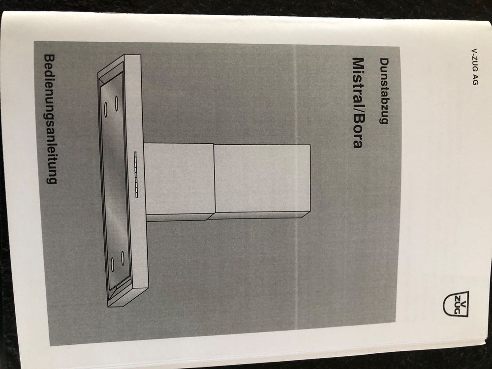 Dunstabzug Mistral/Bora V-Zug | Kaufen auf Ricardo