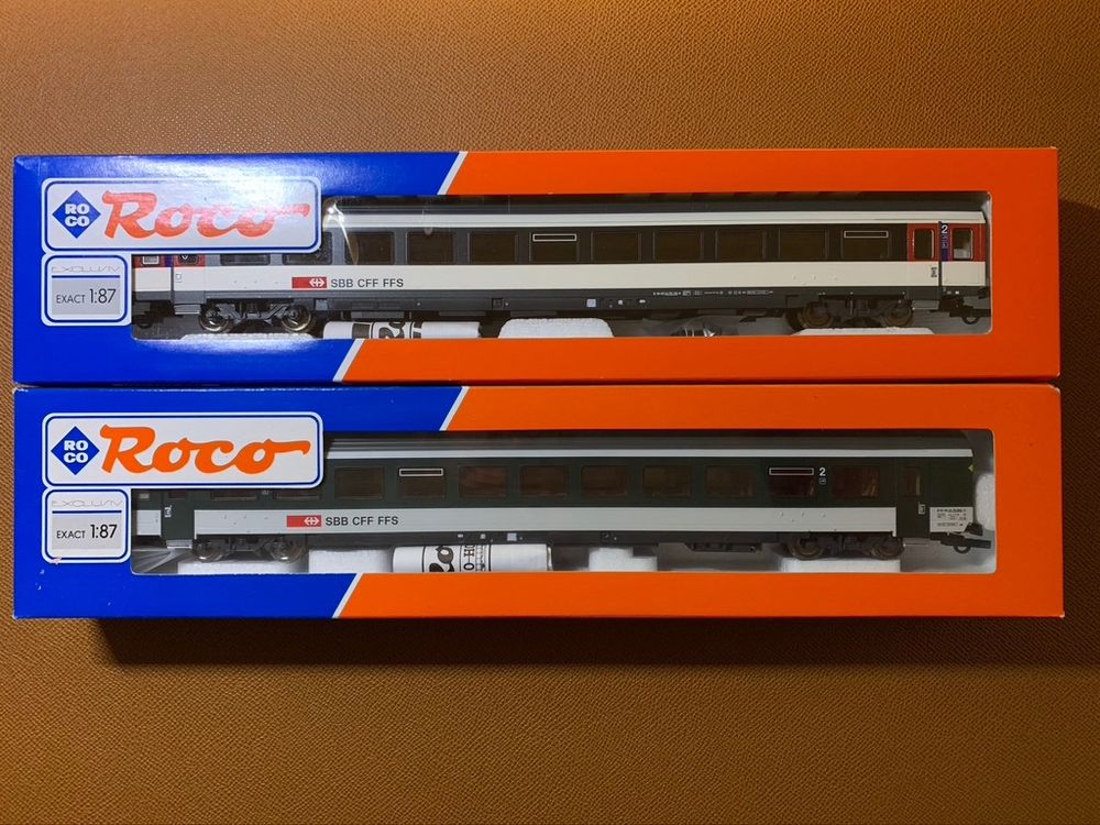 Roco H0 44965 + 44972 EW IV 2KL. Personenwagen SBB DC Analog | Kaufen ...
