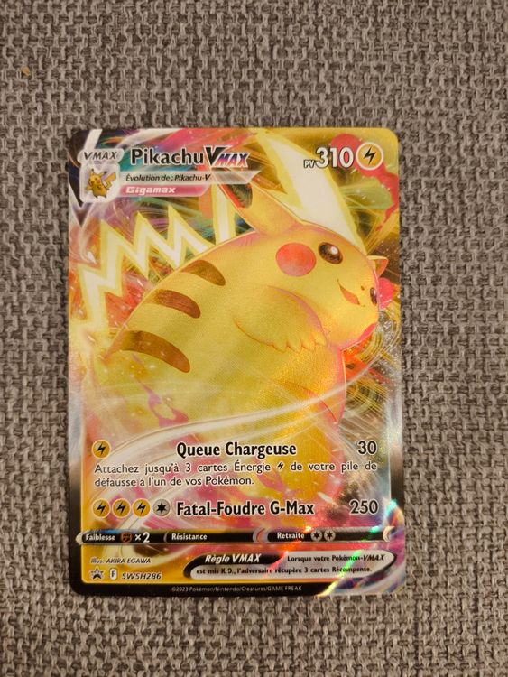 Pokémon: Pikachu Vmax Promo FR (Neu (gemäss Beschreibung)) in Palézieux ...