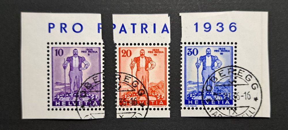 Ausschnitte Sonderblock Pro Patria 1936 Oberegg | Kaufen auf Ricardo