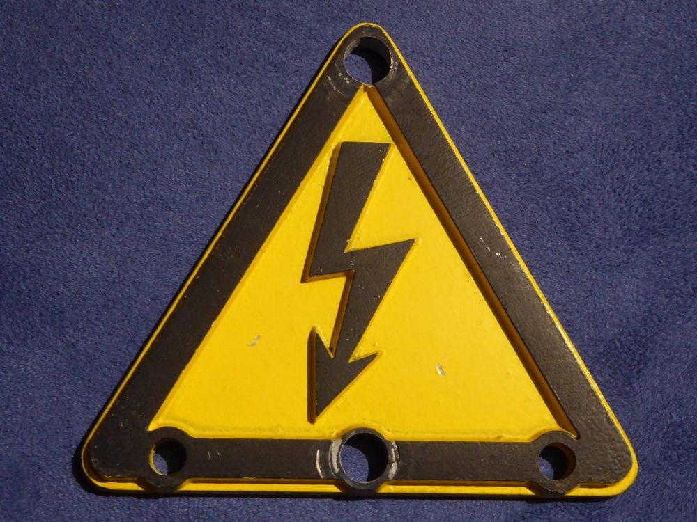 SBB Starkstromtafel original Alu Schild | Kaufen auf Ricardo