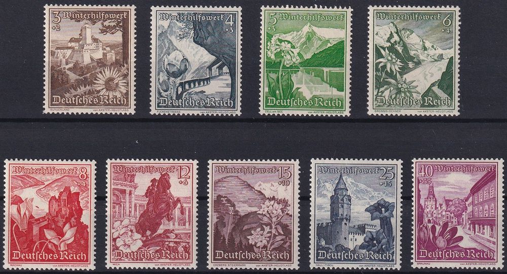Deutsches Reich Serie Mi. Nr. 675/83 postfrisch ** Kat 100.- (Gebraucht ...