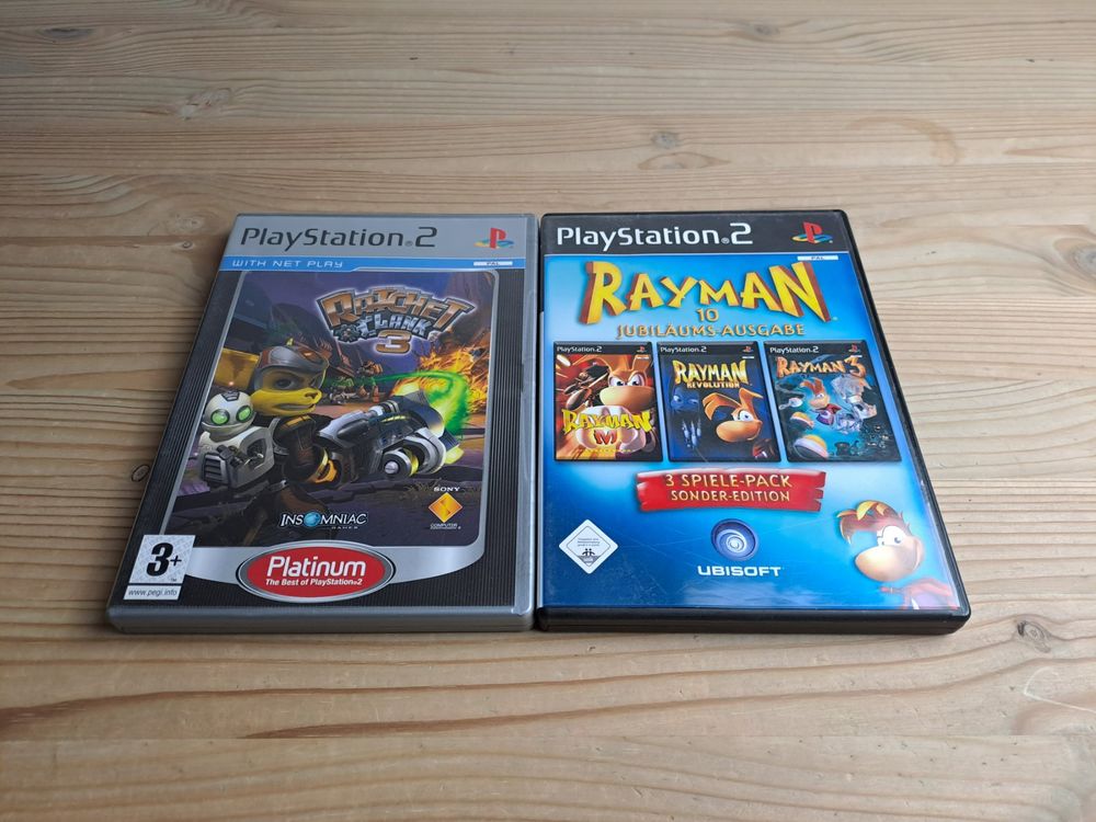Rayman 3 + M + Revolution + Ratchet & Clank 3 / 4 PS2 Games (Gebraucht ...