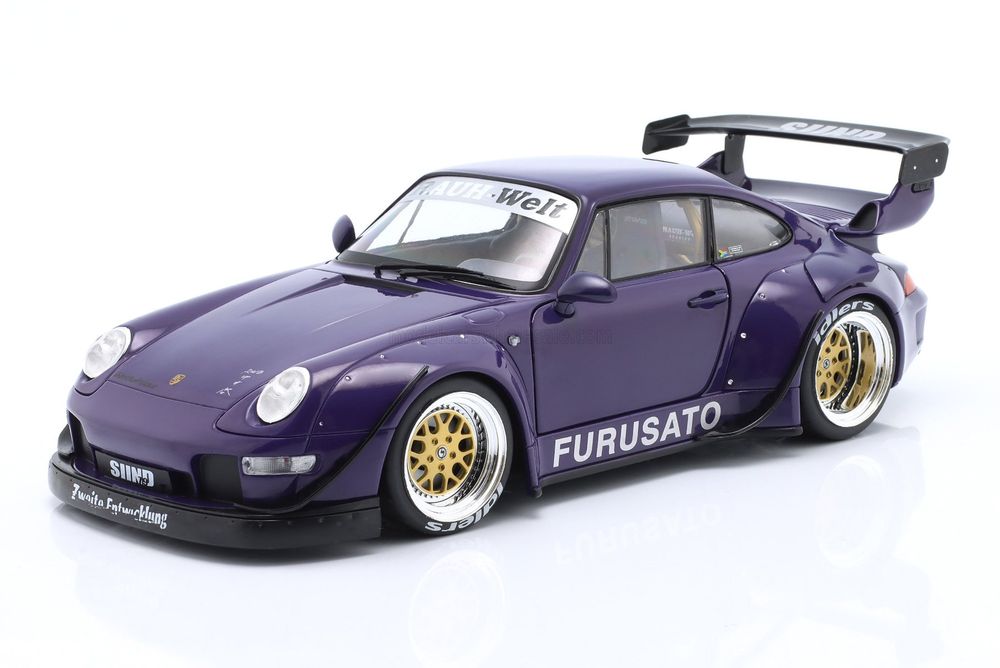 PORSCHE 911RWB RAUH-WELT FUROSATO COUPE PURPLE 1/18 NEUHEIT | Kaufen ...