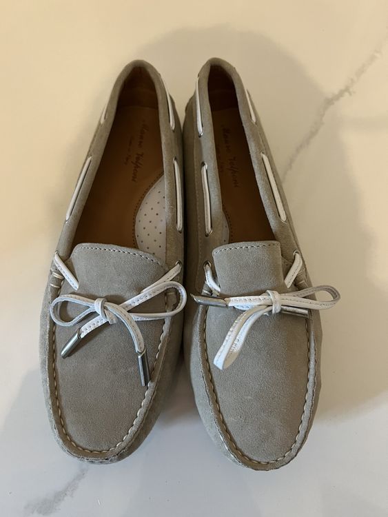 Mocassini beige scamosciati Mauro Volponi (Nuovo (secondo la ...