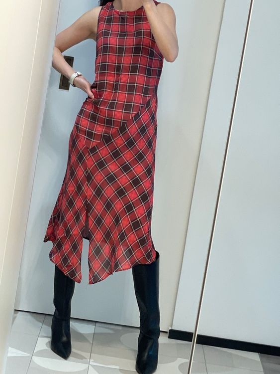 Robe midi rouge brune S (Neu (gemäss Beschreibung)) in Biel/Bienne für ...