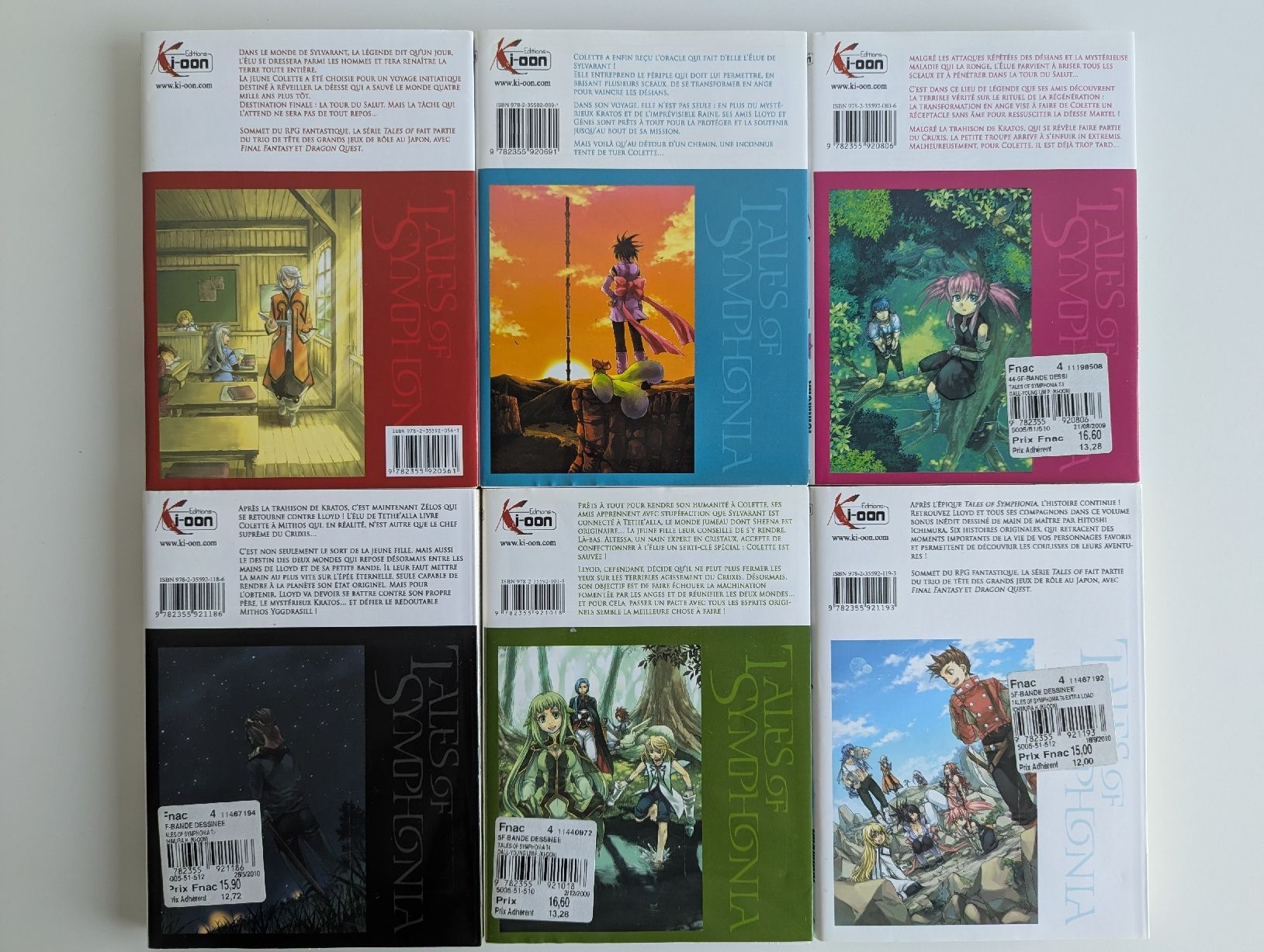 Manga Tales of Symphonia (série complète, 6 tomes) (D'occasion) à ...