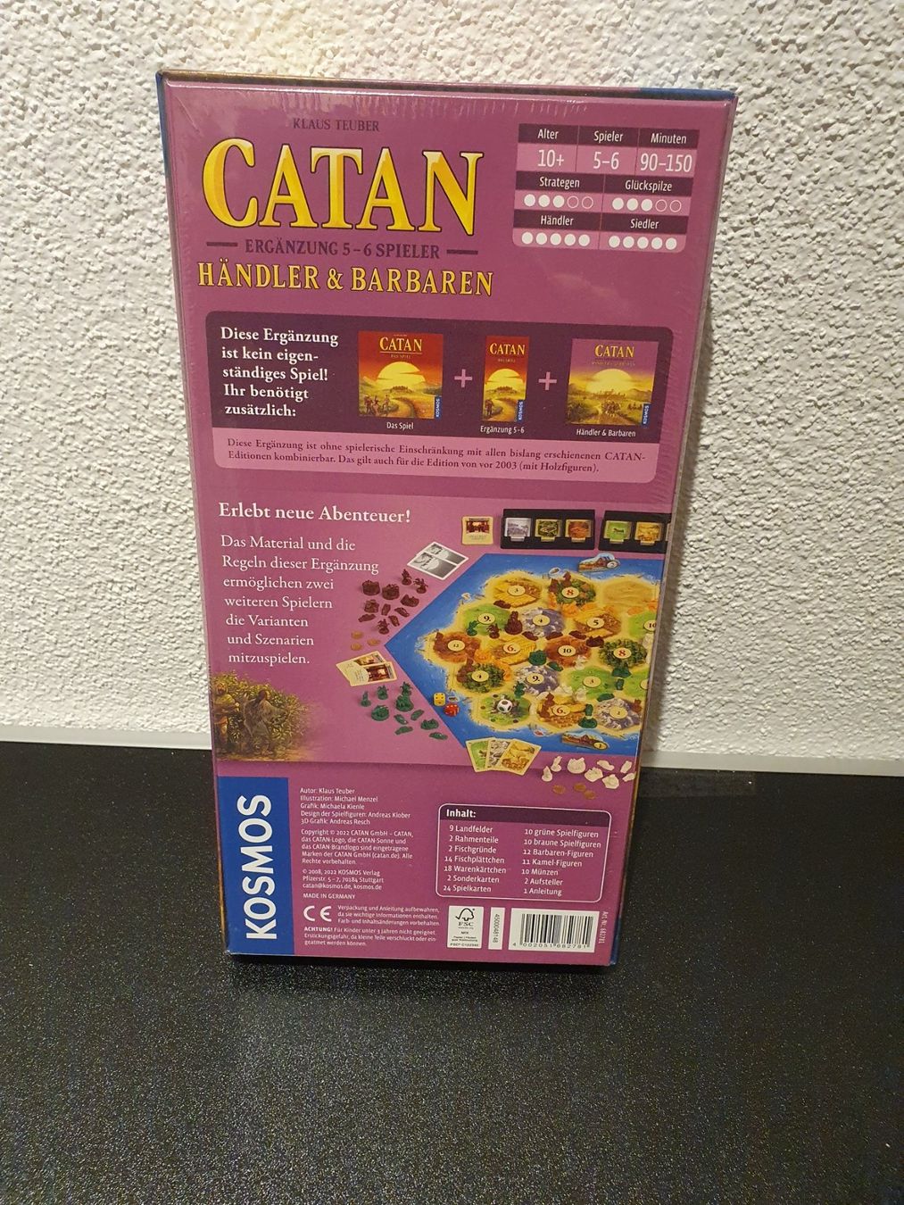 KOSMOS - Catan - Händler & Barbaren- Ergänzung 5 - 6 Spieler (Neu und ...